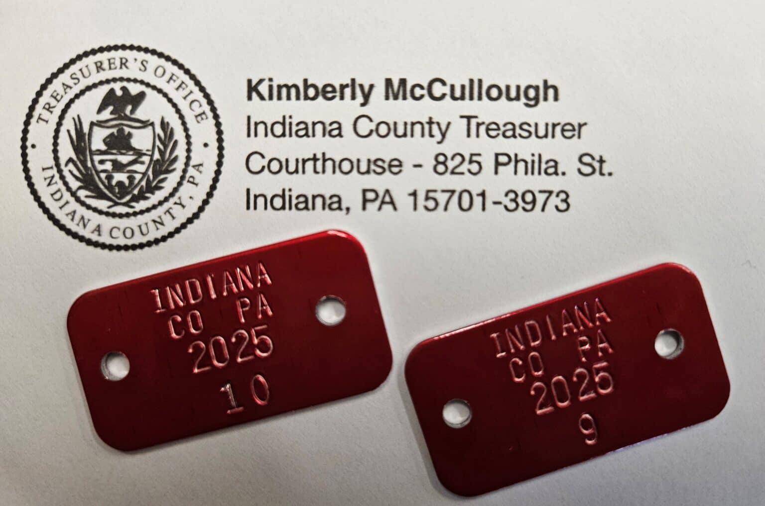 2025 Indiana County Dog Licenses - Indiana County Pennsylvania