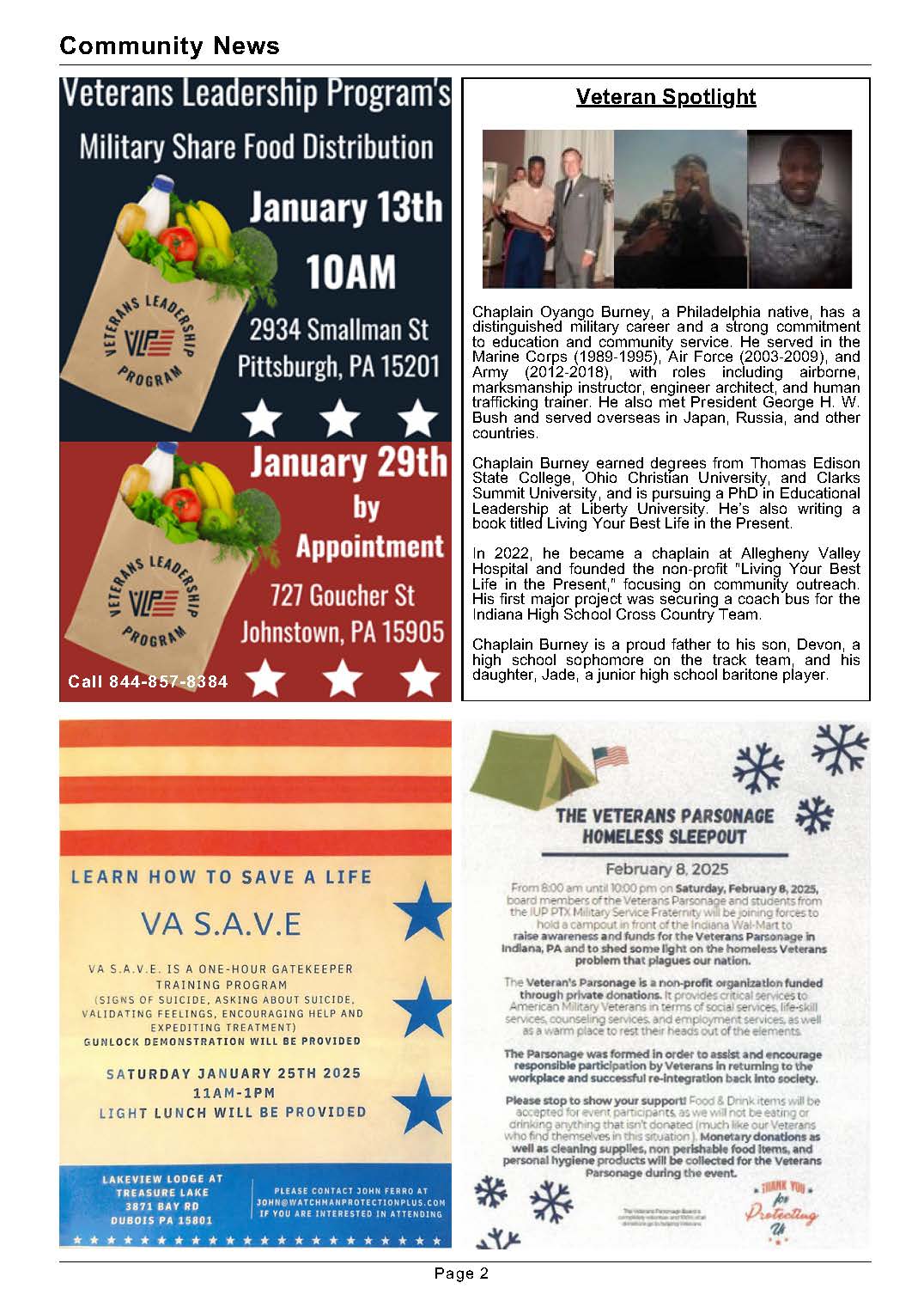 VA Newsletter | Veteran Affairs | Indiana County Pennsylvania